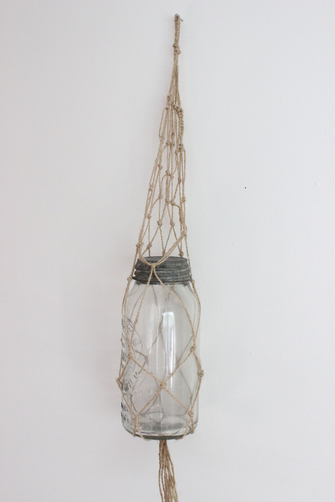 Wine Bottle Hanger, Wine Bottle Display, Beach House Decor, Nautical ...