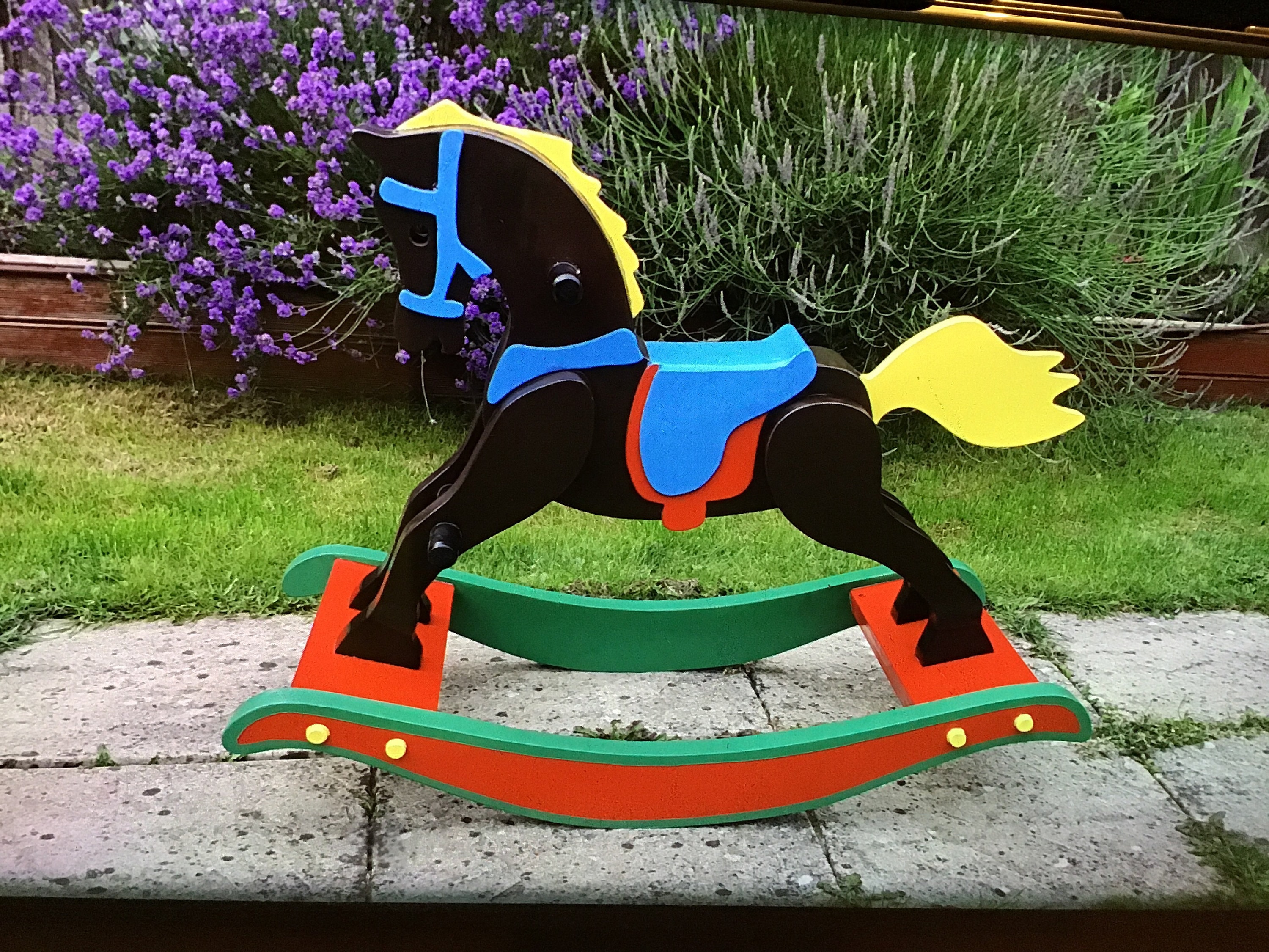 Hand Made Rocking Horse - Etsy UK