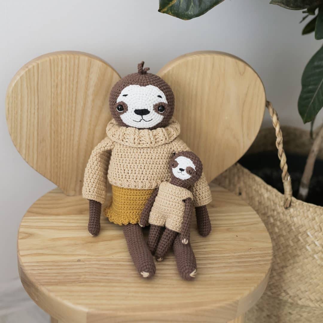 Sloth Doll Big Soft Sloth Stuffed Animal Sloth Expecting Mom Gift Girl ...