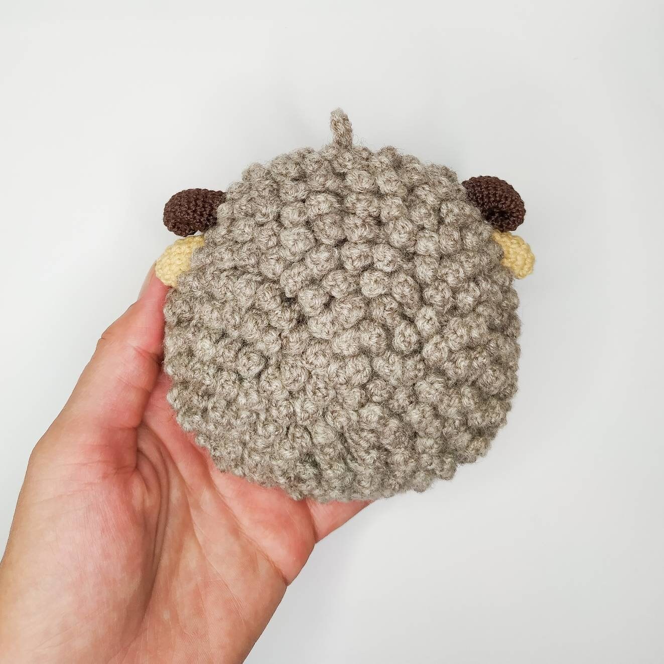 Ram toy with flowers Stuffed animal ram Stroller toy lamb | Etsy