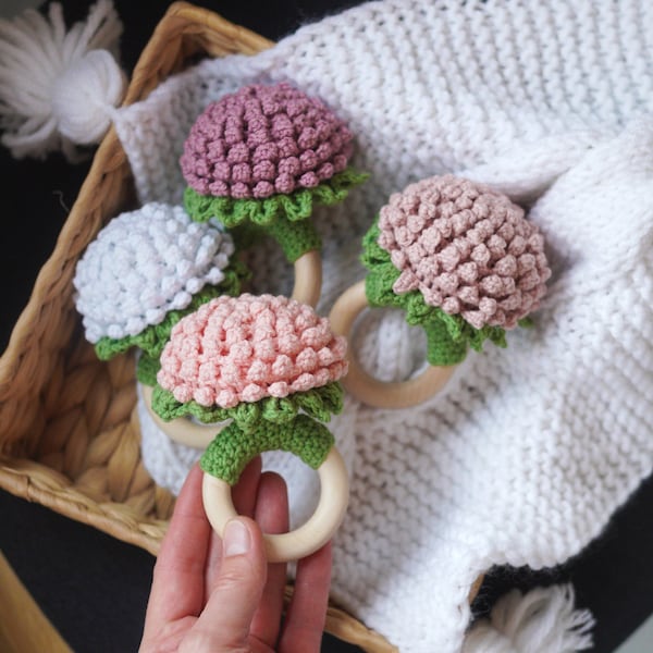 Flower Rattle - Etsy