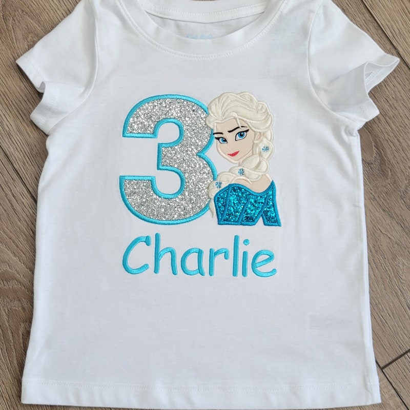 Elsa Embroidery Clothing - Etsy