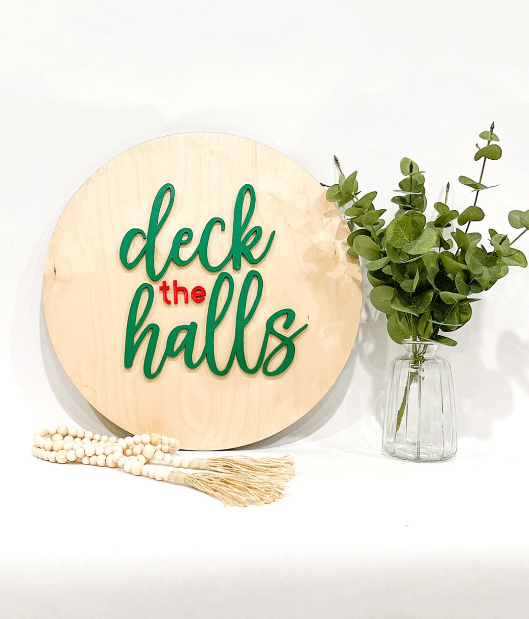 Deck the Halls Sign, Christmas Decor, Holiday Decor, Holiday Sign ...