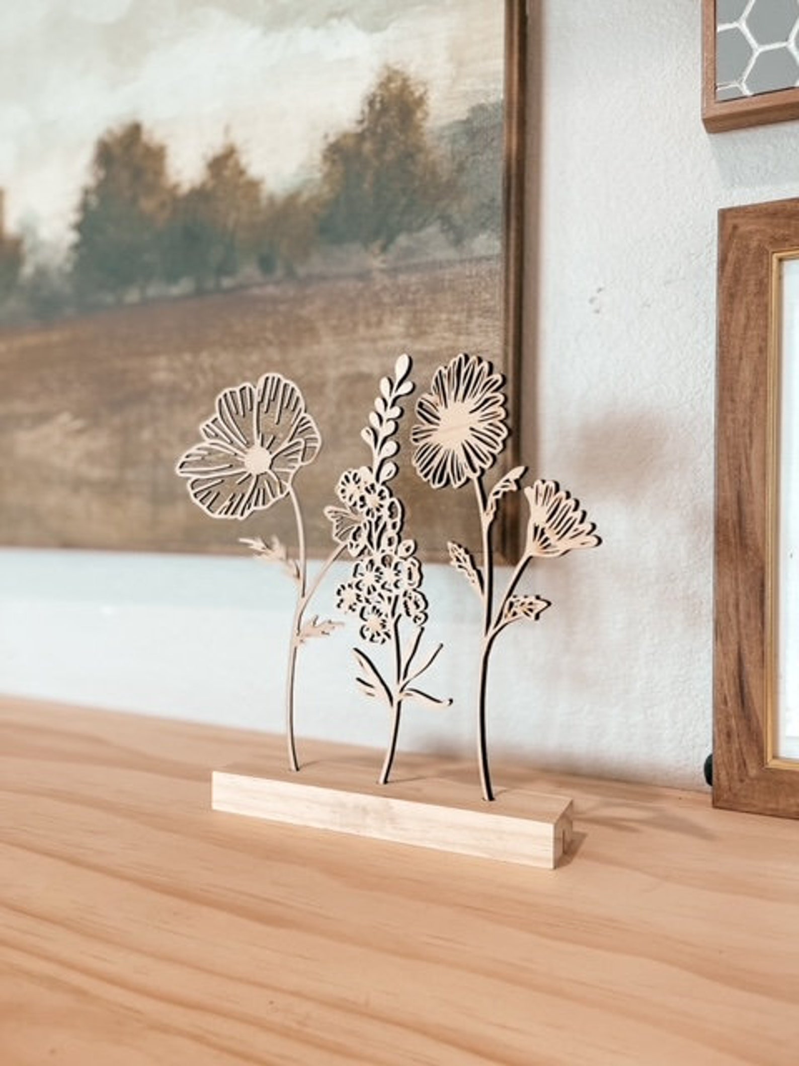Month Flower Display, Birth Flower Sign, Flower Stand Sign ...