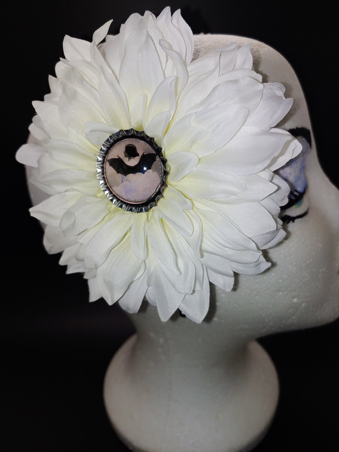 Goth Vintage White Delightfully Devious Handmade Demon Wing Vintage ...