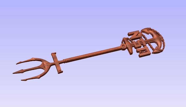 USN CPO Anchor Trident | CAD Model for Cnc, 3D Printing, and 3D ...