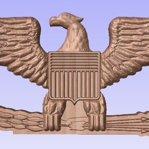 US Navy Captain Rank Insignia | 3D Model | STL | File Download | Eagle ...