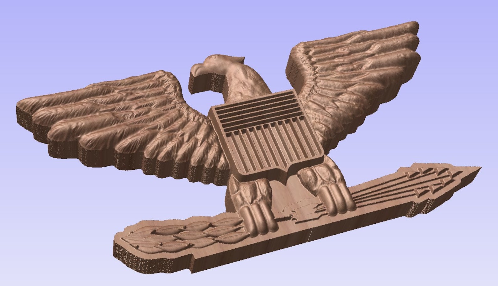 US Navy Captain Rank Insignia | 3D Model | STL | File Download | Eagle ...