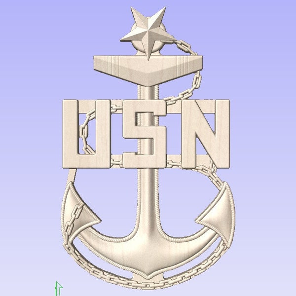 Usn Anchor 3d File - Etsy