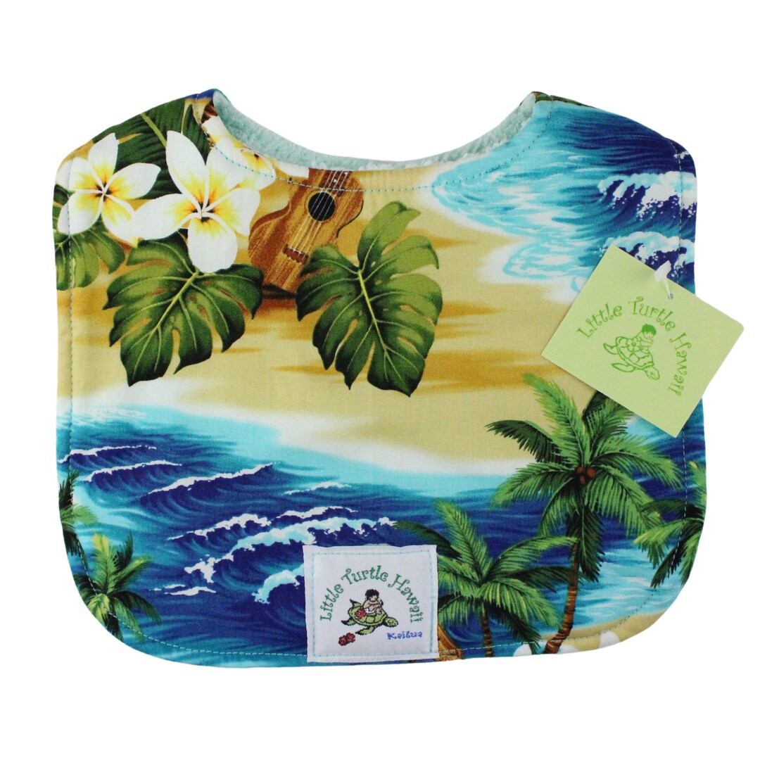 Hawaiian Baby Bib Made in Hawaii Hawaiian Baby Gifts Hawaiian Baby ...