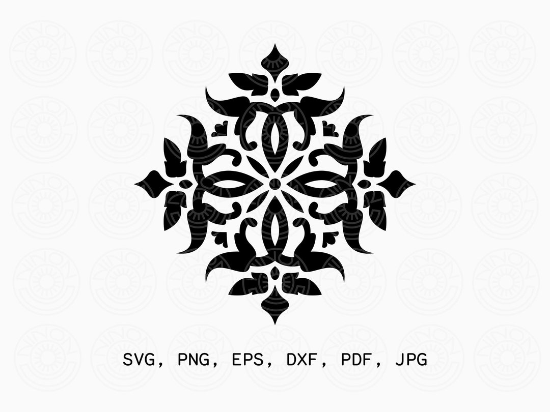 Tile Pattern SVG Decorative Home Decor Cut File for Cricut & More ...