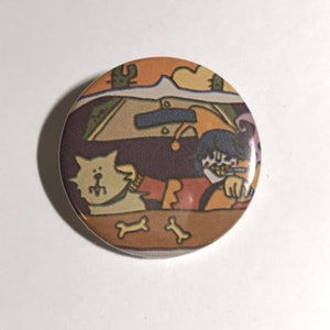 4 Pack Retro Style the Garden Button Pins ( 37 Mm ) - Etsy