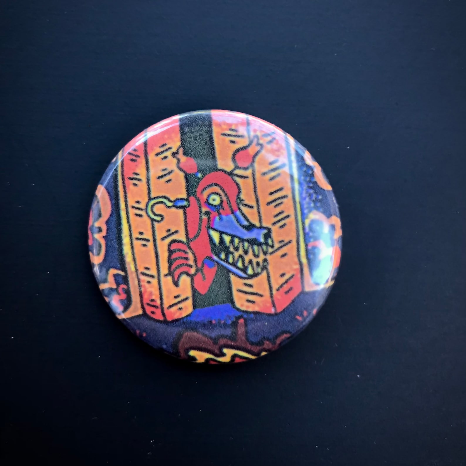 4 Pack Retro Style FNAF Button Pins 37 Mm - Etsy