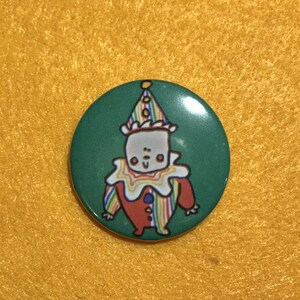 4 Pack Retro Style Clown Button Pins ( 37 Mm ) - Etsy