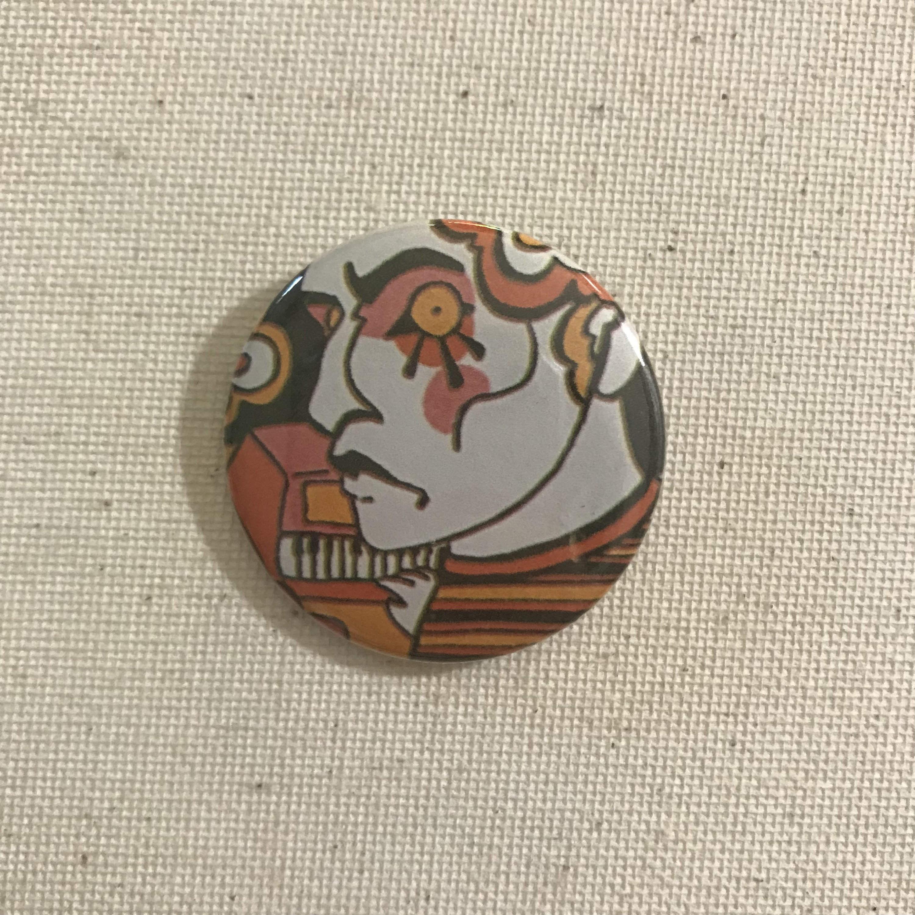 4 Pack Retro Style Jerma Button Pins 37 Mm - Etsy