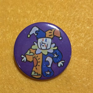 4 Pack Retro Style Clown Button Pins ( 37 Mm ) - Etsy
