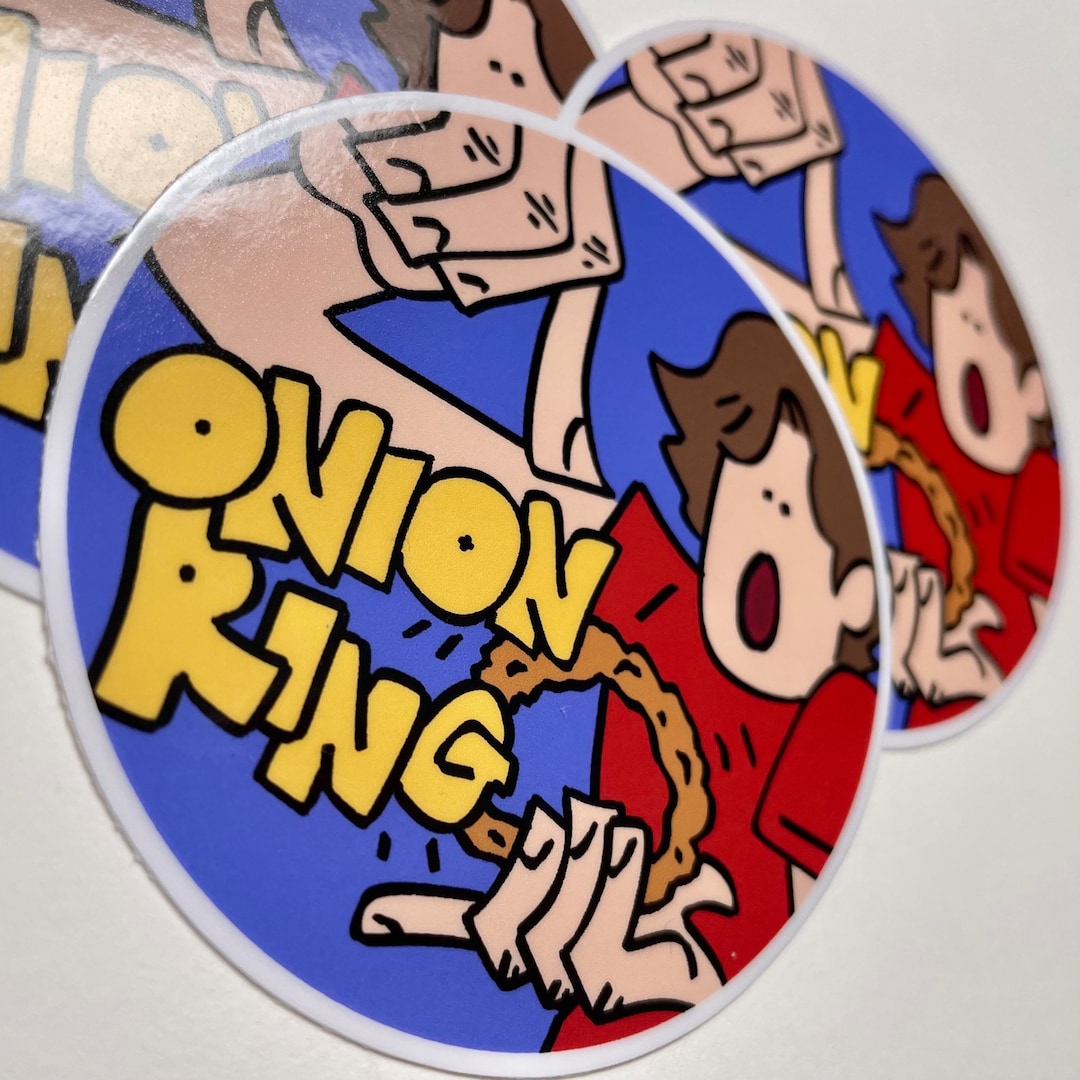 Jerma Onion Ring 3" Sticker - Etsy