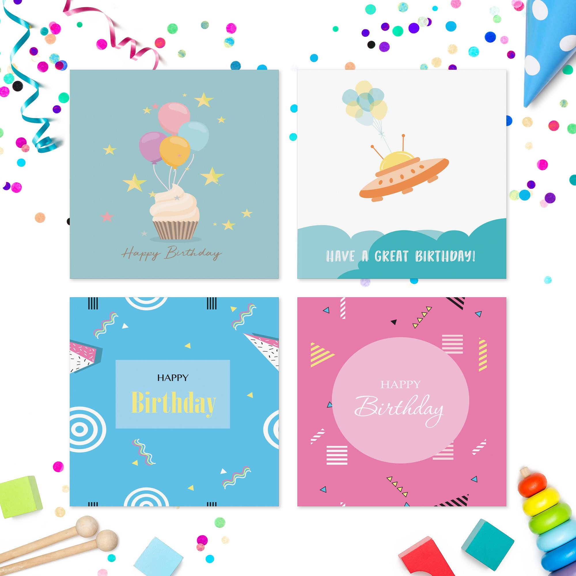 20 X Childrens Birthday Cards Vol 2 Childrens Assorted - Etsy UK