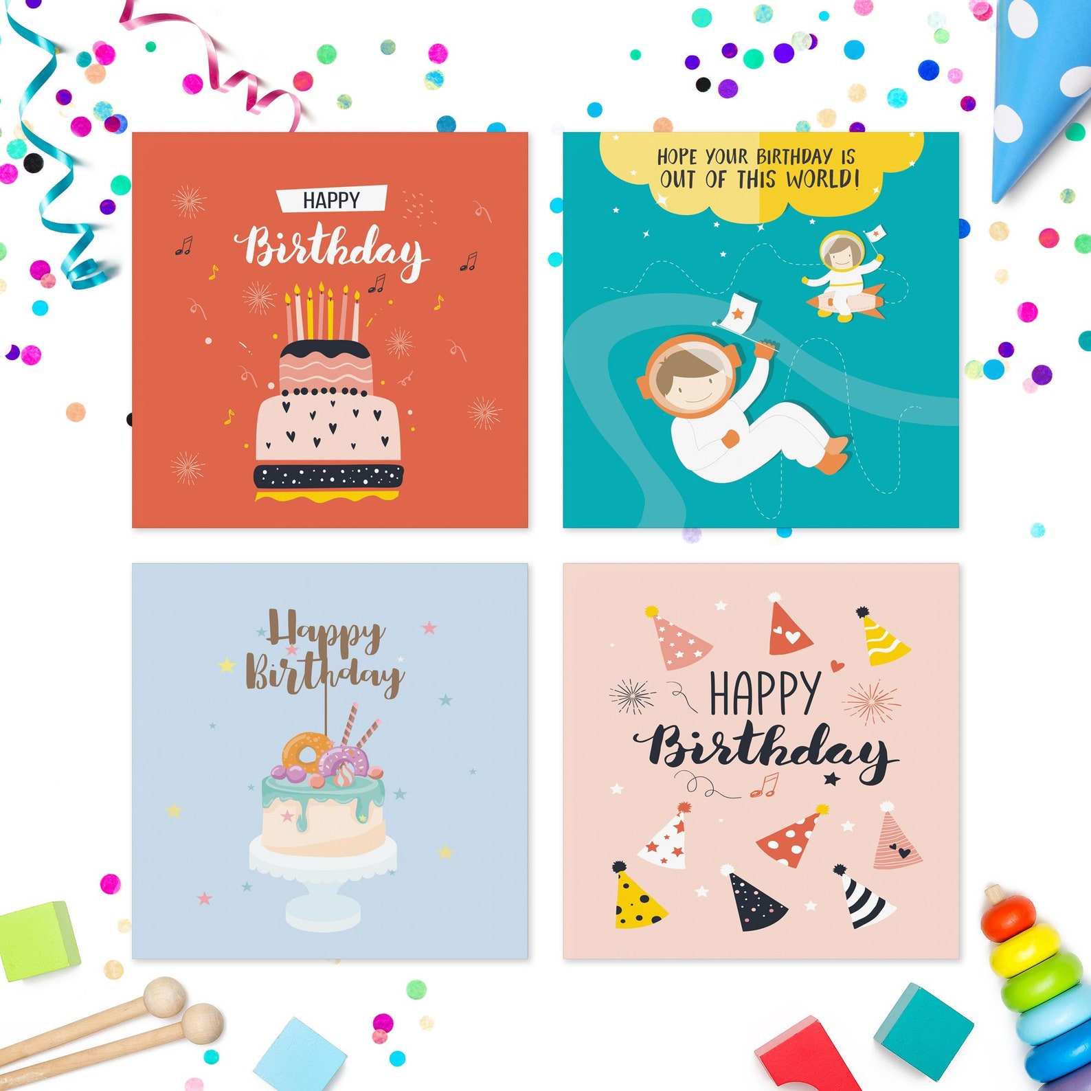 20 X Childrens Birthday Cards Vol 2 Childrens Assorted - Etsy UK