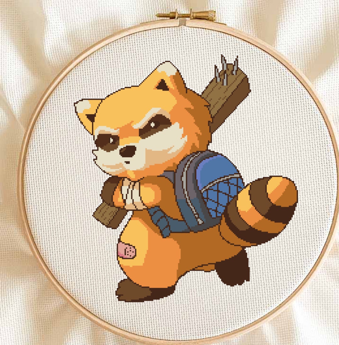 Project Zomboid Spiffo Cross-stitch PATTERN - Etsy