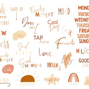 Instagram Boho Story Stickers, Boho Instagram Sticker, Nude Sticker ...