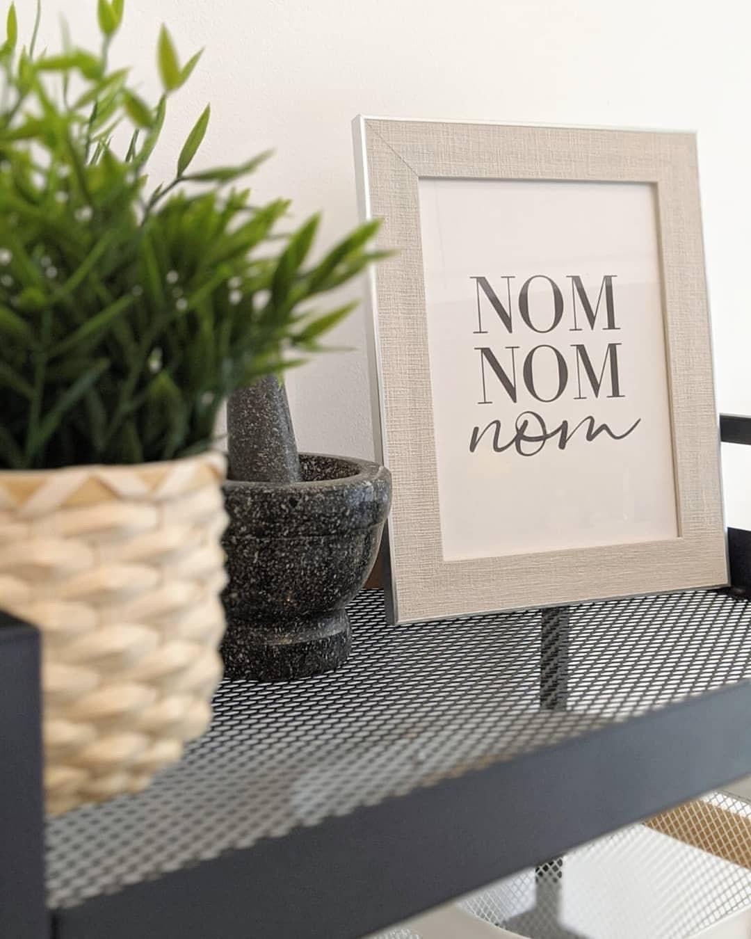Nom Nom Nom Kitchen Simple Wall Decor Print - Etsy