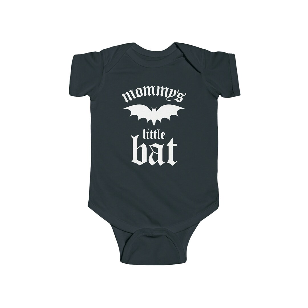 Mommy's Little Bat | Spooky Goth Baby | Alternative Baby Shower Gift ...