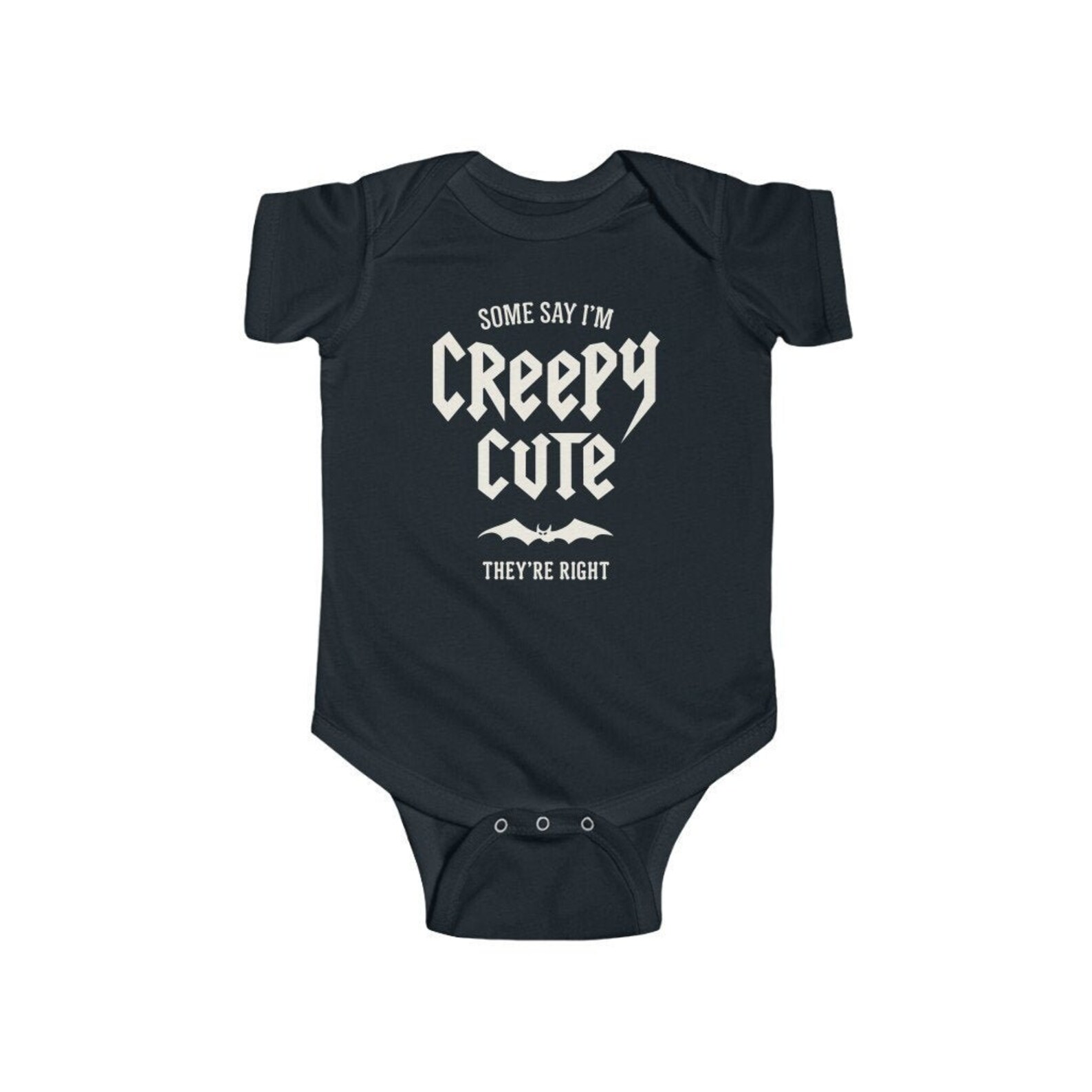 Creepy Cute Goth Baby Clothes | Alternative Gothic Punk Bodysuit ...
