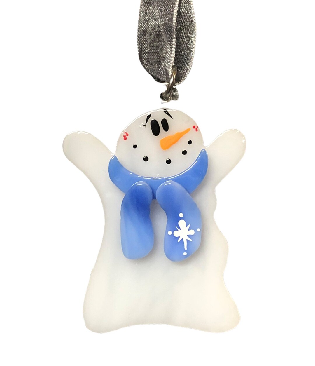 Swittle Tree Ornament- Snowman With Scarf - Etsy