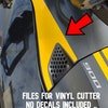 Frunk Accent Decal Template for Can-am Ryker SVG and PDF Files for Any ...