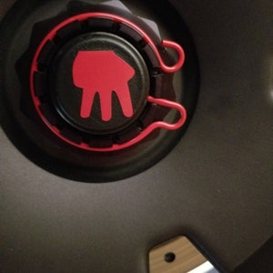 3 Down Biker Wave Decals for Prescott Wheel Hub Caps and Hood Accent ...