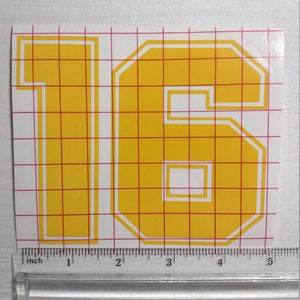 Custom Racing Number Decals (set of 2) Pick Any 2 Numbers - Etsy