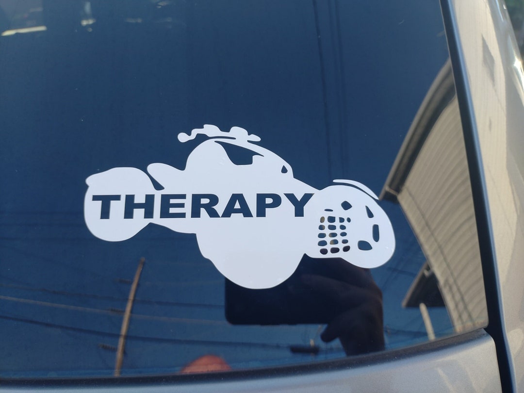 3 Wheel Therapy Decals for Can-am Ryker, Window, or Laptop (2 Pack) - Etsy