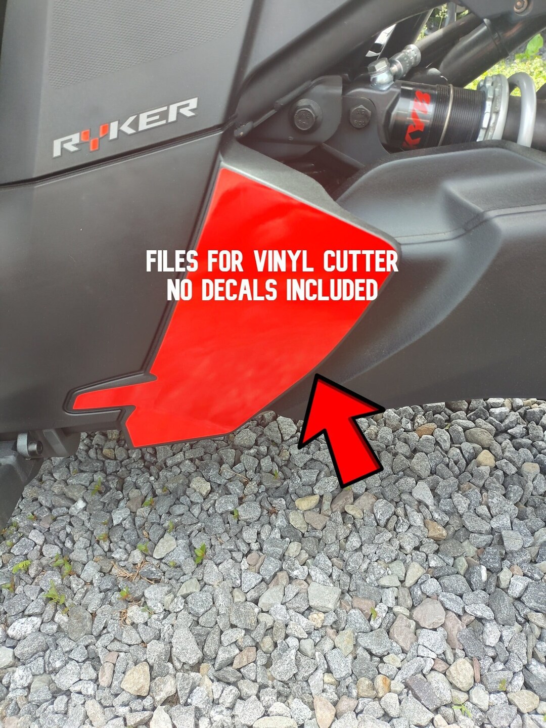 Rocker Panel Accent Decal Template for Can-am Ryker (SVG and PDF Files ...