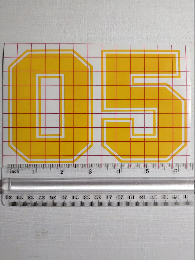 Custom Racing Number Decals set of 2 Pick Any 2 Numbers - Etsy