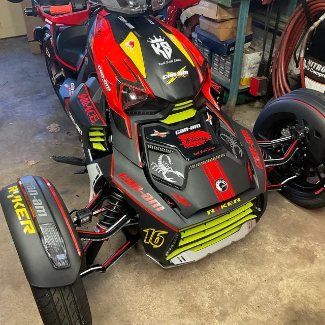 Racing Stripes for Can-am Ryker Hood set of 2 Read - Etsy