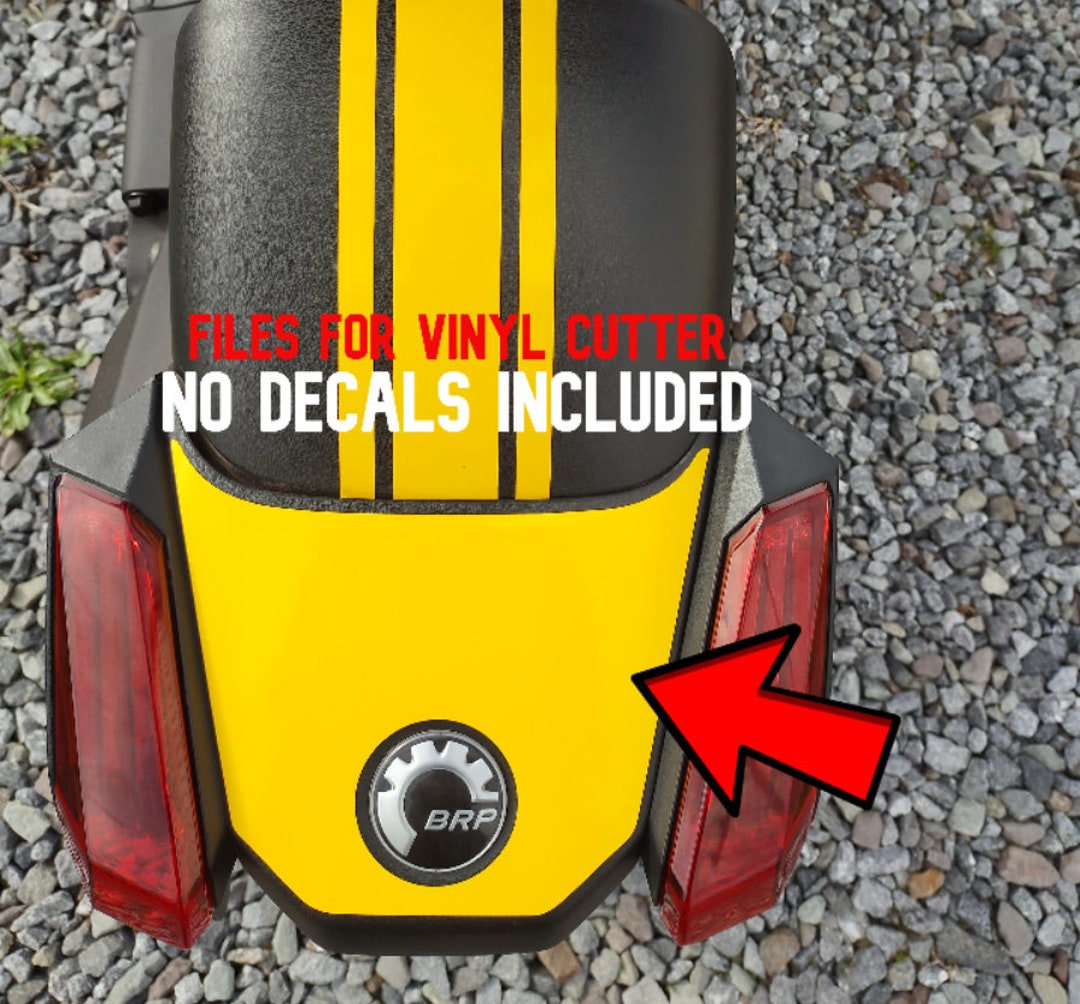 Rear Tail Decal Template for Can-am Ryker (SVG and PDF Files for Any ...