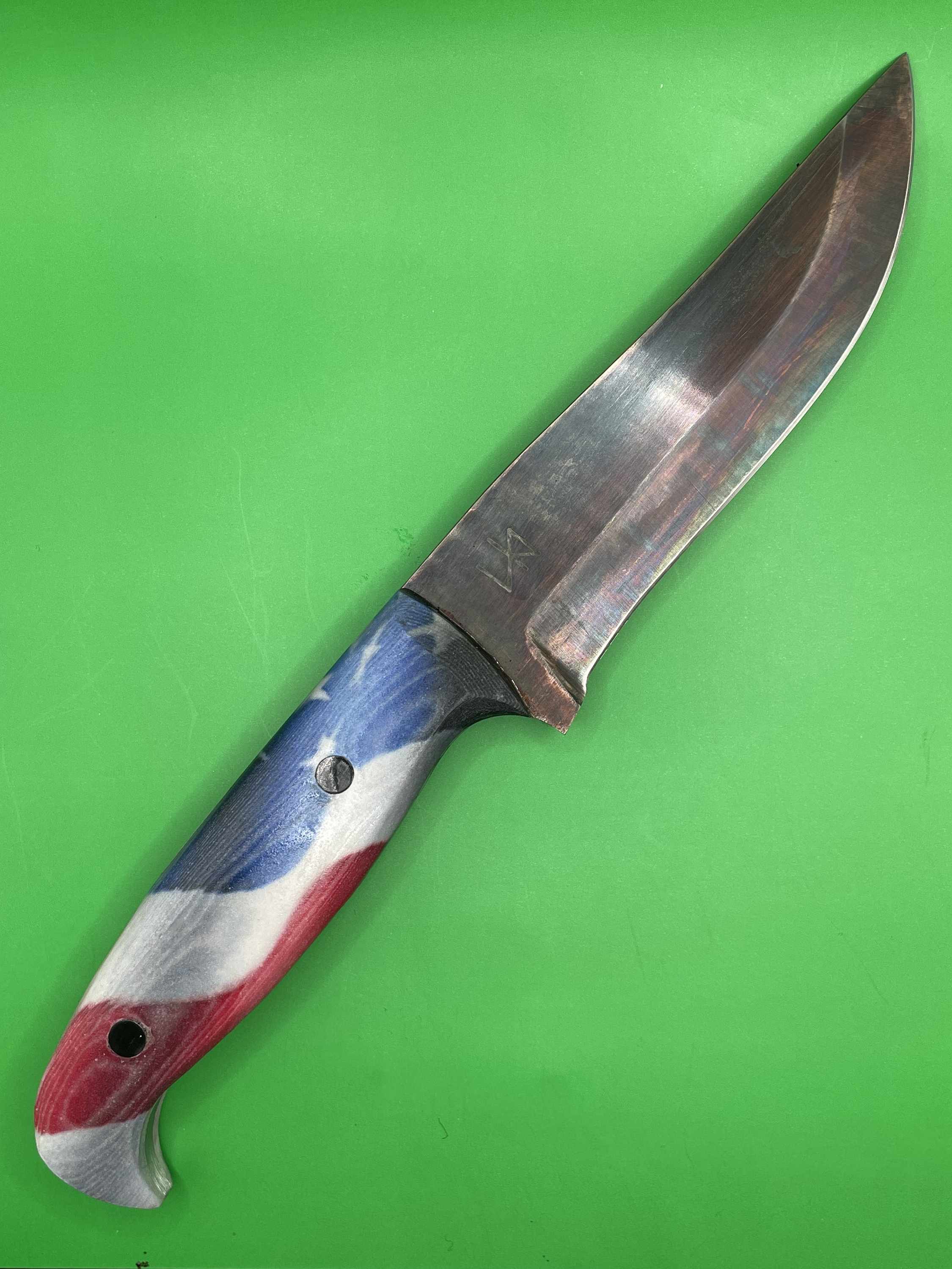 Handmade American Flag Knife - Etsy