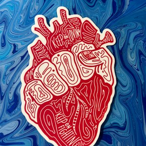 Ramshackle Glory Heart Fist Keep on Loving Sticker waterproof - Etsy
