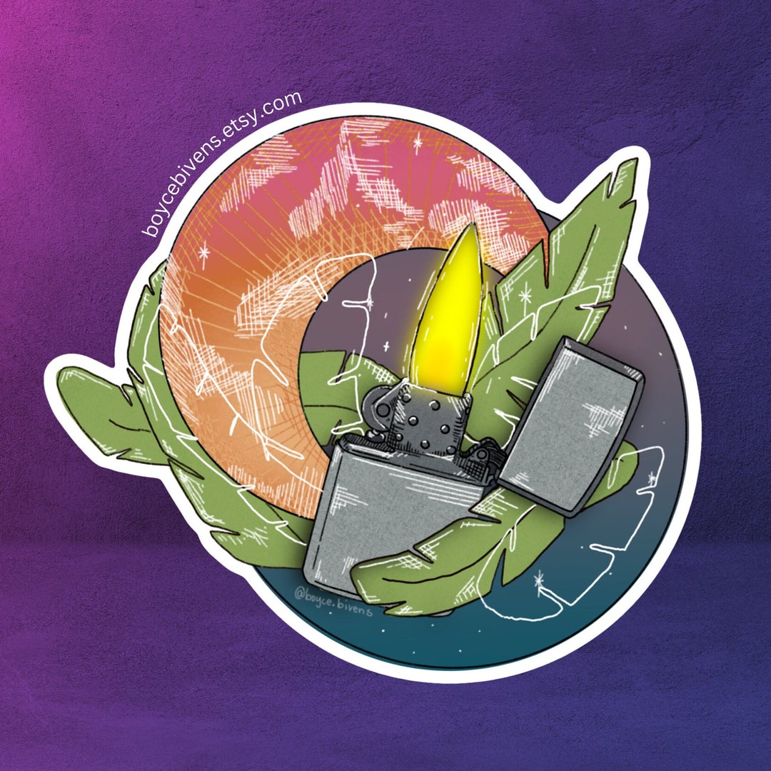 Lighter Sticker Zippo Style Smoking 4420 waterproof - Etsy