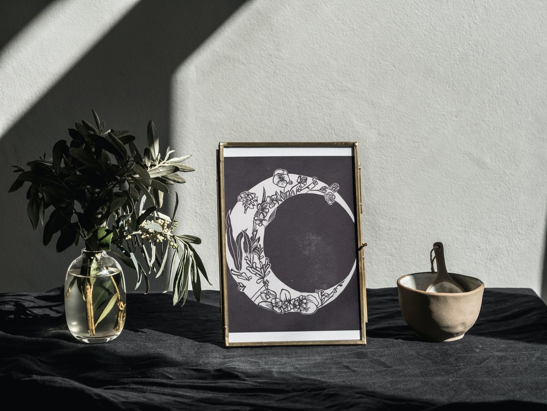 Queer Flower Language Linocut Print (2021) Unframed - Etsy