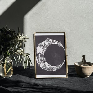 Queer Flower Language Linocut Print (2021) Unframed - Etsy