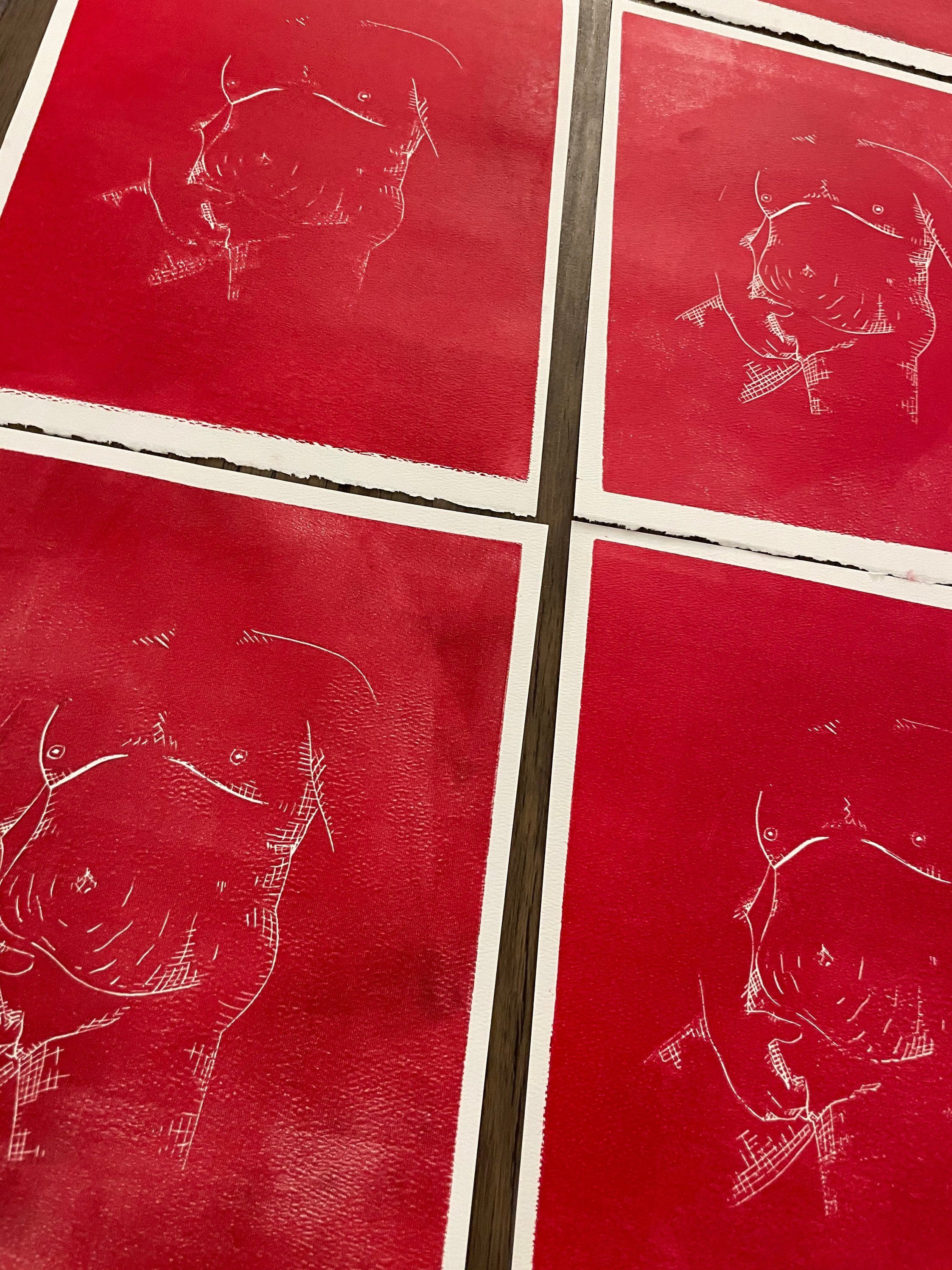 Pride Month Trans Body Study 1 Relief Print | Etsy