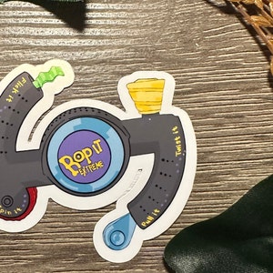 Bop It Sticker Illustration 90's Toys Nostalgia - Etsy