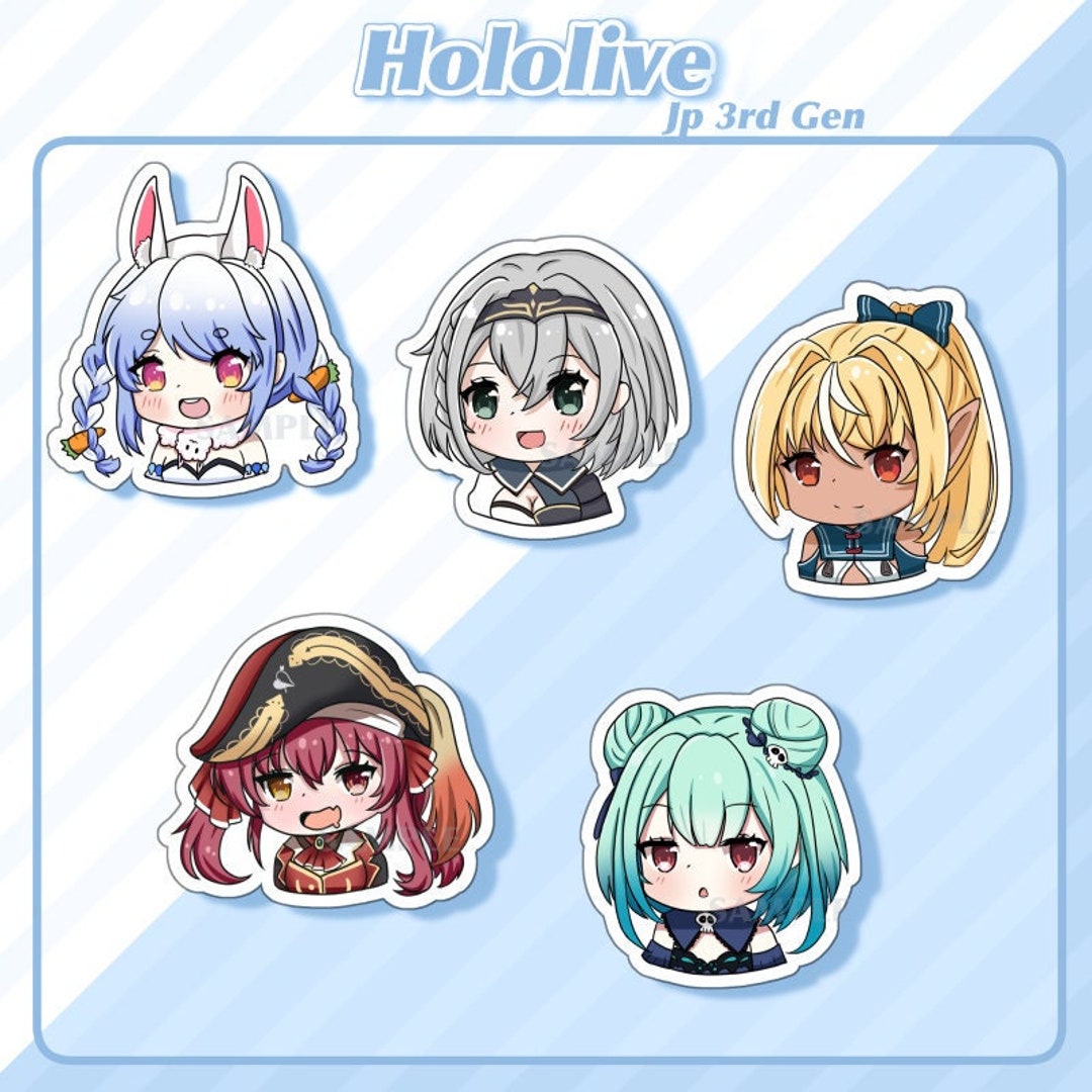 Hololive 3rd Gen 2 Vinyl Sticker - Etsy