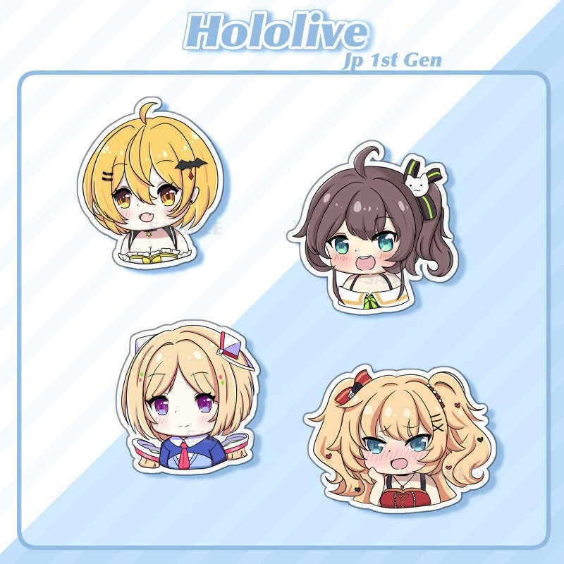 Hololive 1st Gen 2 Vinyl Sticker - Etsy
