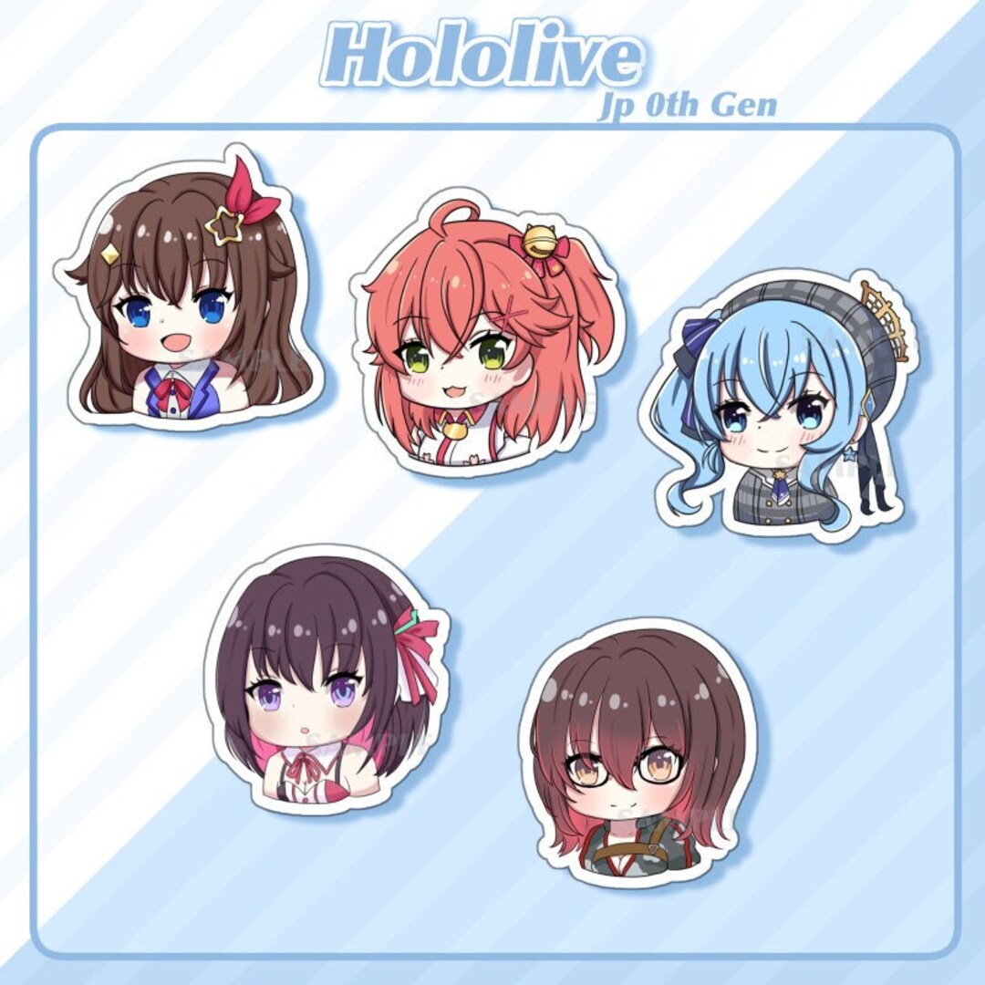 Hololive 0th Gen 2 Vinyl Sticker - Etsy