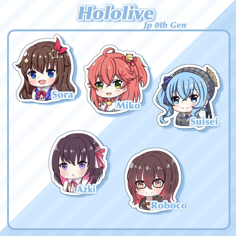 Hololive 0th Gen 2 Vinyl Sticker - Etsy