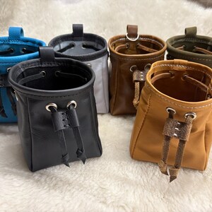 Leather Belt Pouch, Coin Pouch, Drawstring Pouch, Renaissance Pouch ...
