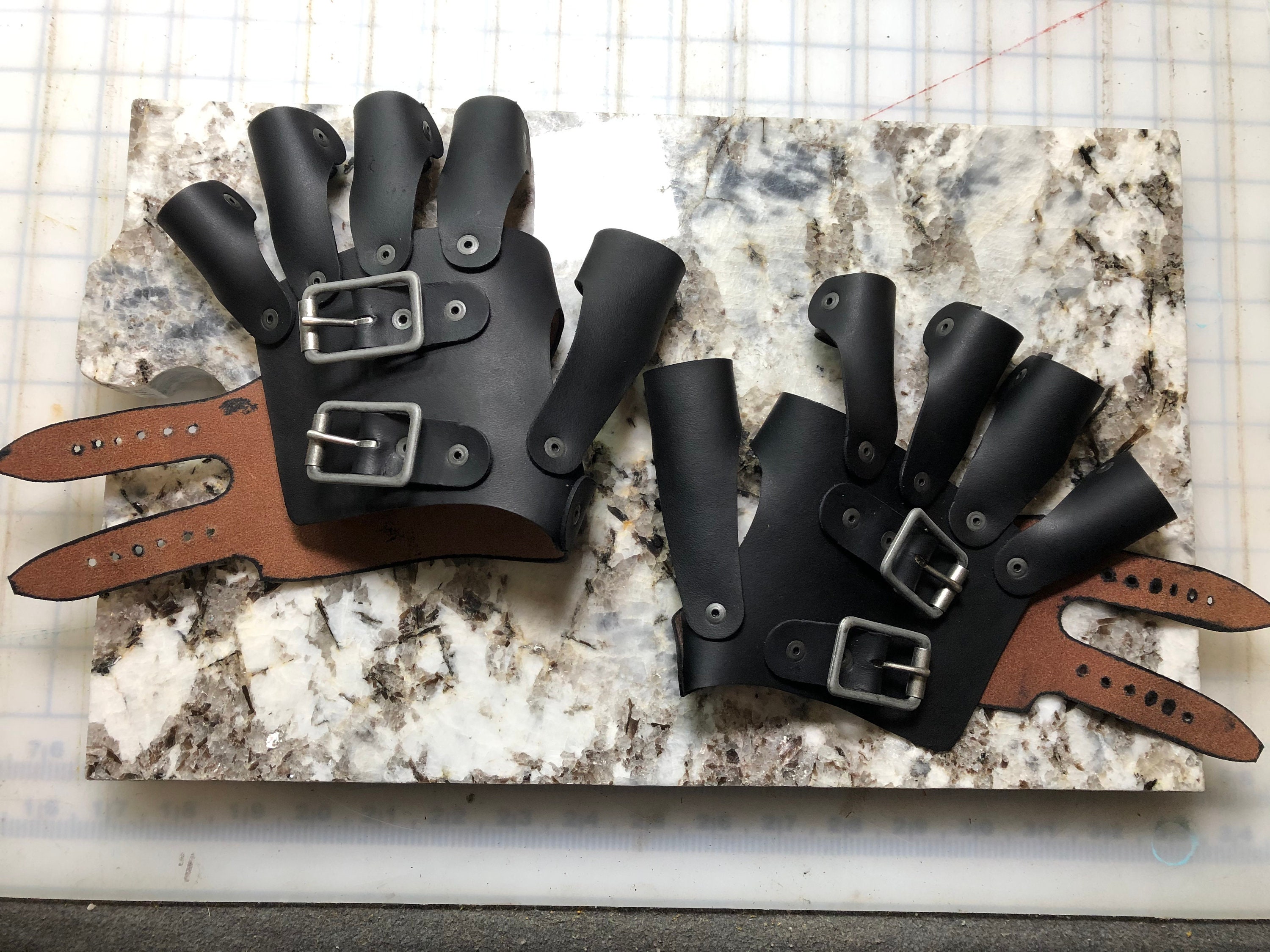 Steampunk Gloves Leather Victorian Post Apocalyptic Cosplay LARP - Etsy